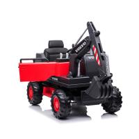 China Unisex Electric Excavator Ride On Car for Kids 2 Seats Children Digger Toy 162cm for sale