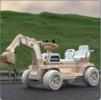 China Children Electric Ride On Excavator Toy 6V4AH Battery 92cm Double Seat with Music for sale