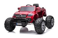China Licensed Ride On Car for Kids 122x104x74cm Wine Red 2x12V7AH Battery 4x35W Motor for sale