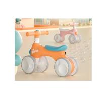 China Plastic 4-Wheel Children Balance Bike with Music Light Bubble 30kg Max Load for sale