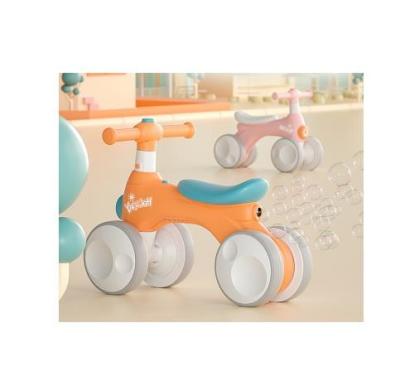 China Plastic 4-Wheel Children Balance Bike with Music Light Bubble 30kg Max Load for sale