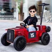 China Children Electric Ride On Car Tractor with Trailer 12V Battery 2 Seater for Kids Ages 2-7 for sale