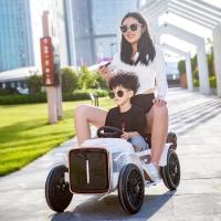 China Children Electric Ride On Car Tractor with Trailer 12V Battery 2 Seater for Kids Ages 2-7 for sale