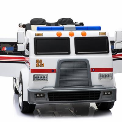 China Children Ride On Ambulance Car 12V Battery Operated Max Loading 20kg for sale