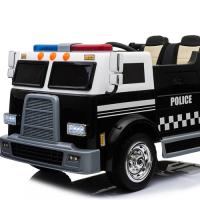 China 12V 24V Electric Ride On Double Seater Police Car for Kids 3-8 Years with Remote Control for sale
