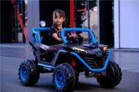 China Electric Ride On Toy 131x90x93cm Children Two Seater with 12V7A Battery Bluetooth Music Lights for sale