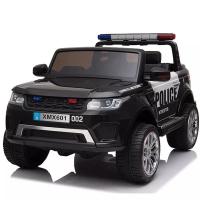 China Black Ride On Electric Police SUV Car with Remote Control for Kids Ages 2-7 for sale