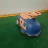 China Green Plastic Baby Balance Car Ride On Toy for Children 3-8 Years Battery Powered Silent Flashing Wheels for sale