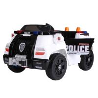 China 2 Seater 6V 12V Electric Police Ride On Car for Kids with LED Lights and MP3 Player for sale