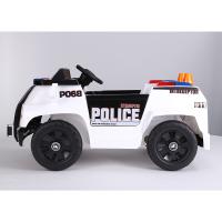 China 2 Seater 6V 12V Electric Police Ride On Car for Kids with LED Lights and MP3 Player for sale