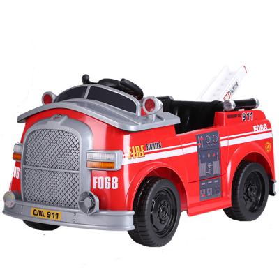 China 6V 12V Electric Ride On Car Fire Track Toy for Kids Ages 2-7 with LED Lights for sale
