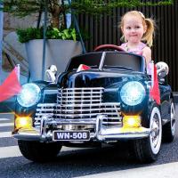 China 12V Electric Kids Ride On Car with 2.4G Remote Control Dual Drive 380 Motor Paint Red Black for sale