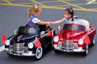 China 12V Electric Kids Ride On Car with 2.4G Remote Control Dual Drive 380 Motor Paint Red Black for sale