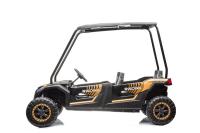 China 24V 4x4 Plastic UTV Four Seat Childrens Electric Ride On Car with Carport 150W Motor for sale