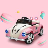 China Beetle Children Electric Ride on Car 4 Wheels Pink 101x54.5x33CM Carton Size for Kids 2-7 Years for sale