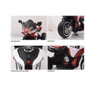 China 12V Electric Kids Ride On Car Motorcycle with Music Bluetooth Off-Road 3 Wheels for Ages 2-7 for sale