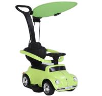 China Blue 6V Detachable Electric Push Walker Ride On Car for Children 80x41x92cm for sale