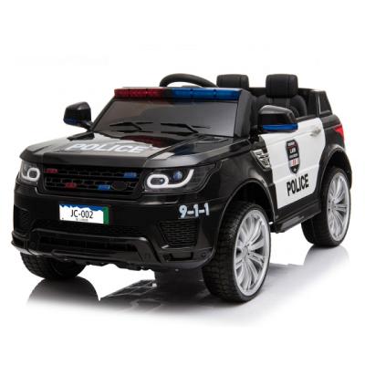China 12V Electric Police Car Ride On Toy for Kids 2 Seater with Remote Control for sale