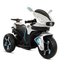 China Kids Electric Ride On Motorcycle 6V Battery Powered Early Education Toy Car Red White Blue for sale