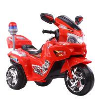 China Kids Electric Motorcycle 6V4AH Big Seat Ride On Toy for 2-4 Years Police Style for sale