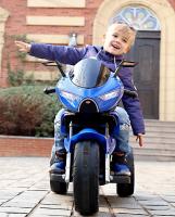 China Children Electric Ride On Motorcycle 6V7AH Battery 3 Wheels Unisex Ages 2-10 with Music Lighting for sale