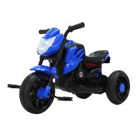 China Blue Kids Ride On Three Wheel Motorcycle 6V Battery Powered Electric Toy Car for Ages 2-7 for sale