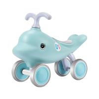 China Kids 4 Wheel Balance Bike Ride On Car for Ages 2-4 Years No Motor PP Plastic Pink Blue for sale
