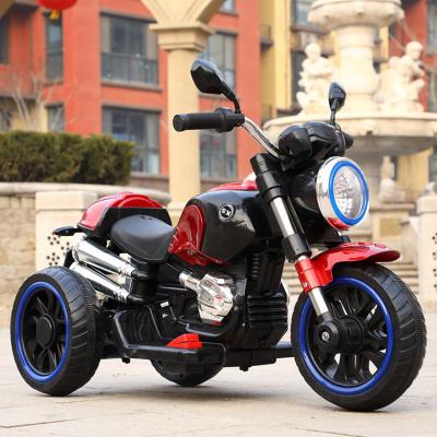 China 6V 4x2 Children Electric Ride On Motorcycle Tricycle Car with 380x2 Motor for Kids Ages 2-13 for sale