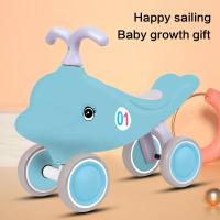 China Kids Balance Bike 4 Wheel Ride On Car for 1-5 Years Old No Pedal 2.2kg Lightweight for sale