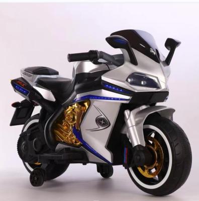 China 12V 550 Motor Kids Electric Ride On Motorcycle Toy Car with LED Headlight for Ages 2-10 for sale