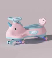 China Anti-Rollover Flash Wheel Swing Ride On Scooter Car for Kids 69x25x32cm 3.5kg for sale