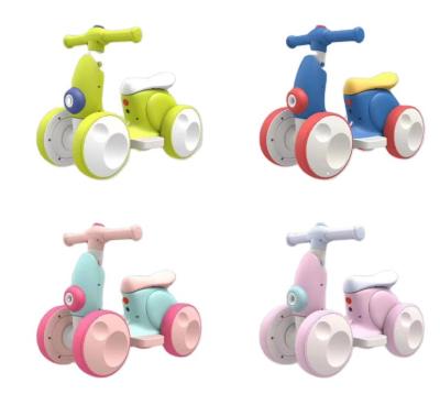 China 6V Electric Balance Car for Kids 1-5 Years Ride On Toy with Music Lighting 30kg Max Load for sale