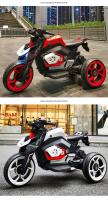 China Kids Electric Ride On Motorcycle 12V Battery Powered Car for Ages 3-8 with Music and Drift for sale