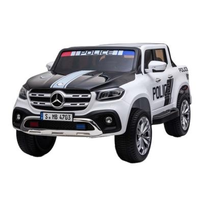 China Licensed Police Car 12V Kids Ride On with 2.4G Remote Control Two Seats 141cm for sale