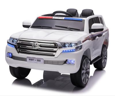 China 12V Battery Powered Ride On Car for Kids Double Seat with Remote Control Black White for sale