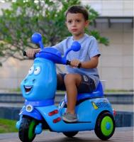 China 6V Battery Powered Children Electric Tricycle with Early Education Music Anti Roll Design 95cm for sale