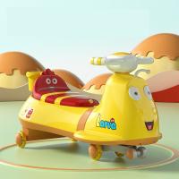 China Four Wheel Rollover Proof Children Pink Scooter Balance Bike Ride on Car for Baby 1-7 Years for sale
