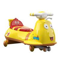 China Four Wheel Rollover Proof Children Pink Scooter Balance Bike Ride on Car for Baby 1-7 Years for sale
