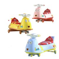China Four Wheel Rollover Proof Children Pink Scooter Balance Bike Ride on Car for Baby 1-7 Years for sale
