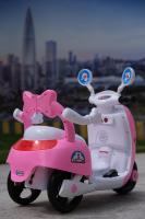 China 6V Kids Electric Ride On Motorcycle Toy Bike for Children 3-8 Years Old with Music and Lights for sale