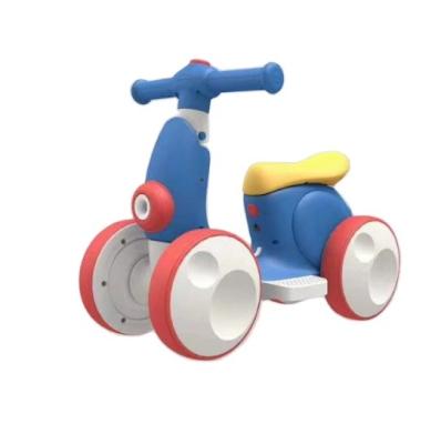 China PP Plastic Baby Balance Car with Bubble Device Electric Scooter Ride On Toy 6V Battery 30kg Load for sale