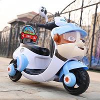 China Three Wheeled Kids Electric Motorcycle Ride On Toy with Light Music 6V Battery 8-10 Hour Charging for sale