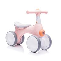 China Mini Ride On Car Foot Push Baby Balance Bike for Kids 4 Wheels Plastic 56x30x45cm for sale