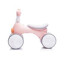 China Mini Ride On Car Foot Push Baby Balance Bike for Kids 4 Wheels Plastic 56x30x45cm for sale