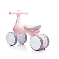 China Mini Ride On Car Foot Push Baby Balance Bike for Kids 4 Wheels Plastic 56x30x45cm for sale
