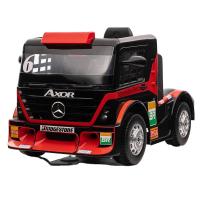 China Licensed Ride On Toy Truck Car for Kids with Trailer 6 Wheels 12V 7A Battery PP Plastic for sale