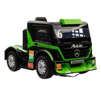 China Licensed Ride On Toy Truck Car for Kids with Trailer 6 Wheels 12V 7A Battery PP Plastic for sale