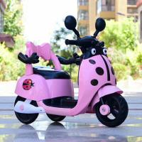 China Plastic Electric Ride On Motorcycle for Kids 6V Battery with Lights Music Ages 2-8 for sale