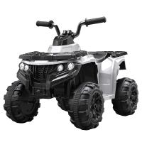 China Double Drive 4 Wheel Beach Off Road ATV Ride On Toy Car for Kids 6V Battery PP Plastic for sale