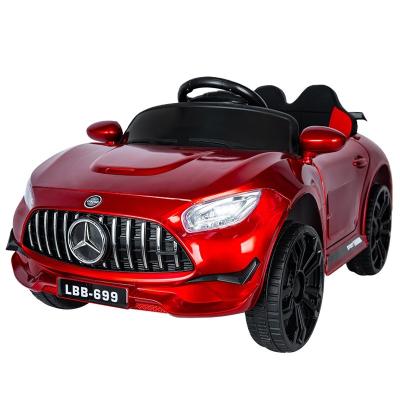 China Kids Electric Ride On Car 12V Battery Powered Toy with Double Doors Cool Lighting for 2-7 Years for sale